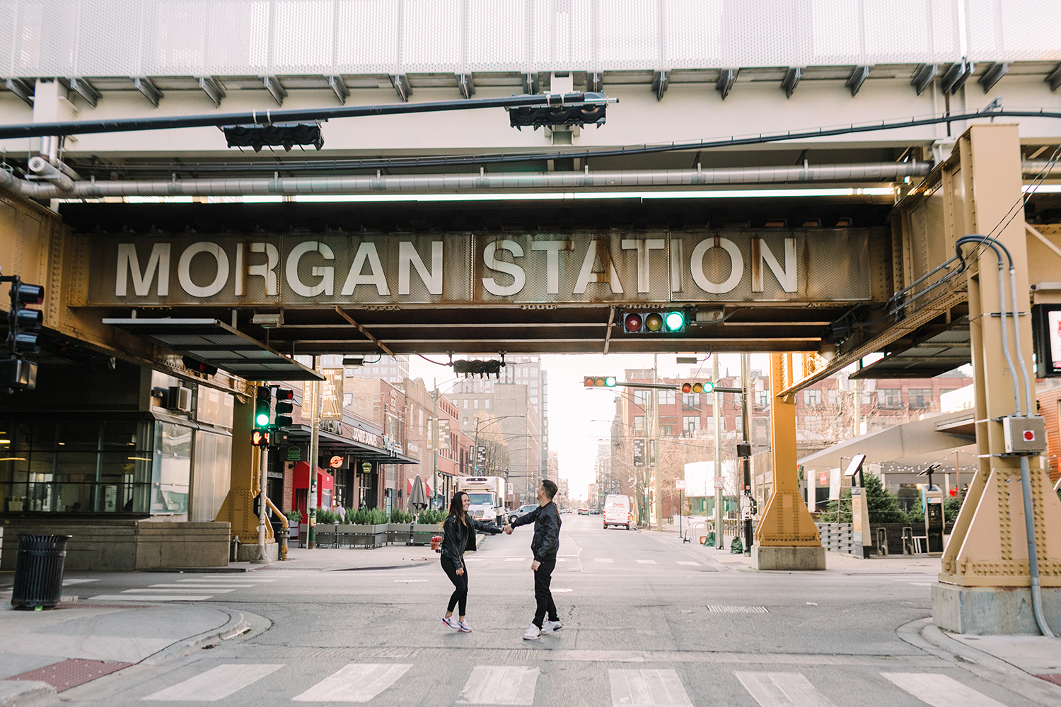 Downtown Chicago Portraits at Sunrise - artistrieco.com